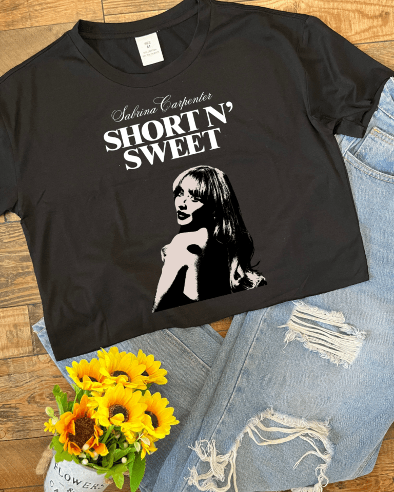 Sabrina Carpenter Graphic Tee - The Pretty Little Sunflower